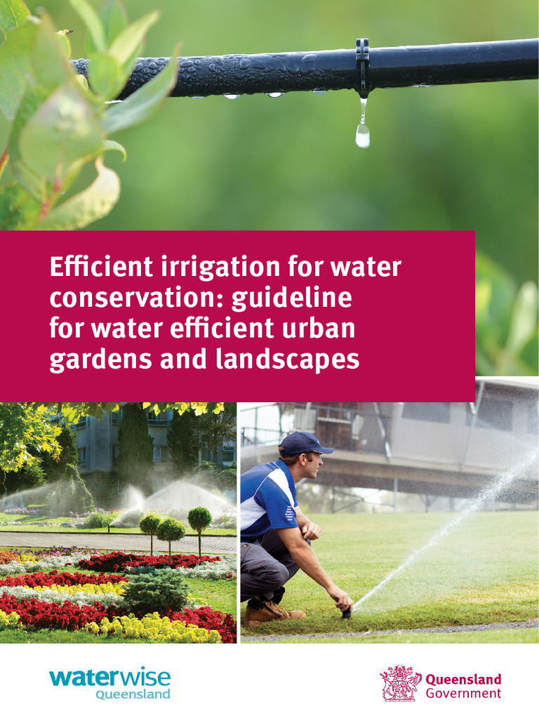 Efficient Irrigation Guideline | PDF | Mulch | Irrigation