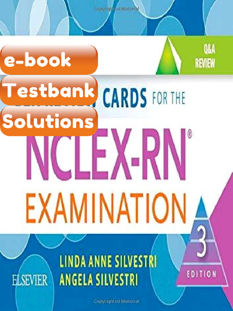 Saunders Q a Review Cards for the NCLEXRNu00ae Examination 3rd Edition ...