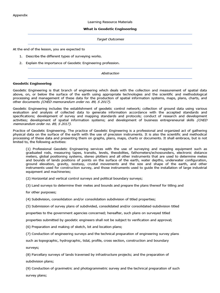 v17 General Surveying 1 Constantino Learning-Resource-Pack | PDF ...