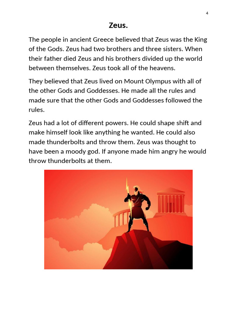 Research Pages For Greek Gods & Goddesses | PDF | Apollo | Hera