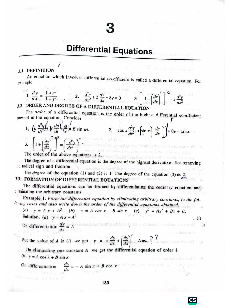 Differential Equations | PDF