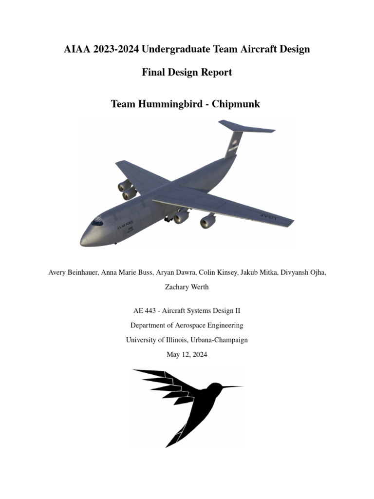 1st-Place-ug-team-Aircraft-Design 2024 University of Illinois Urbana ...