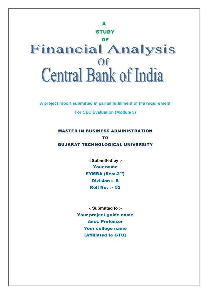 Project For Mba | Download Free PDF | Master Of Business Administration ...