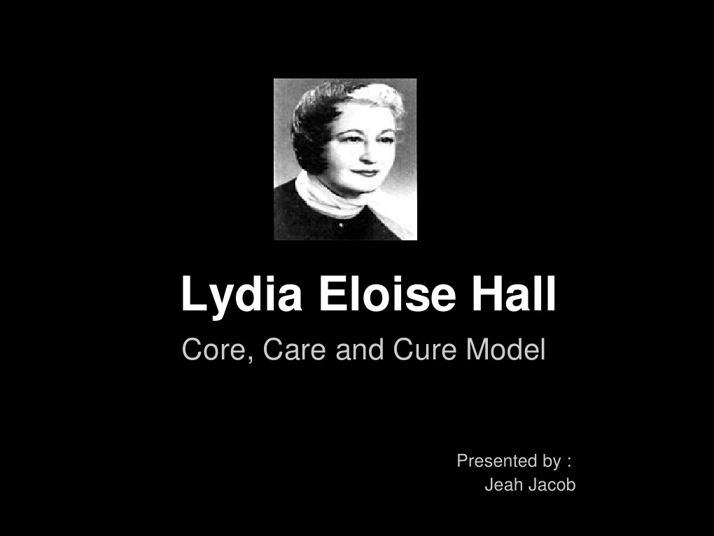 Lydia Hall | PDF | Nursing | Health Care