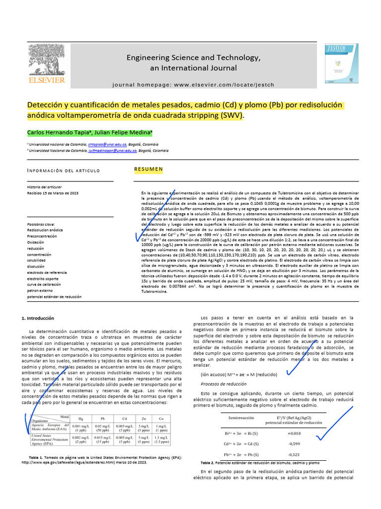Inf4-Julian Medina-Carlos Tapia | PDF | Redox | Corriente eléctrica
