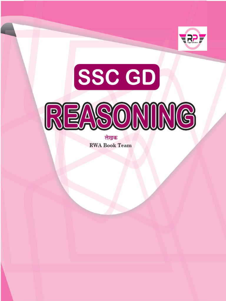 RWA SSC GD Reasoning 2026 Ebook @pdfhub - 4all | PDF