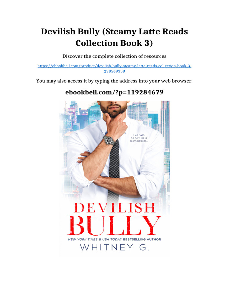 Devilish Bully (Steamy Latte Reads Collection Book 3) full | PDF ...