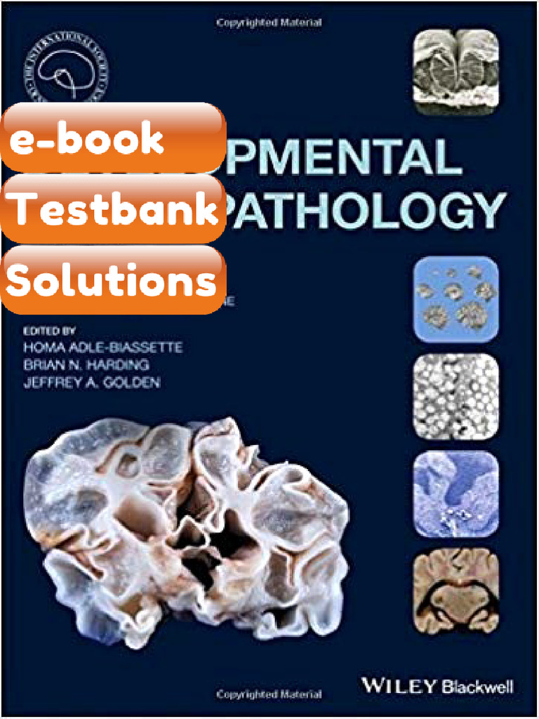 eBook & Testbank Developmental Neuropathology 2nd Edition by Homa ...