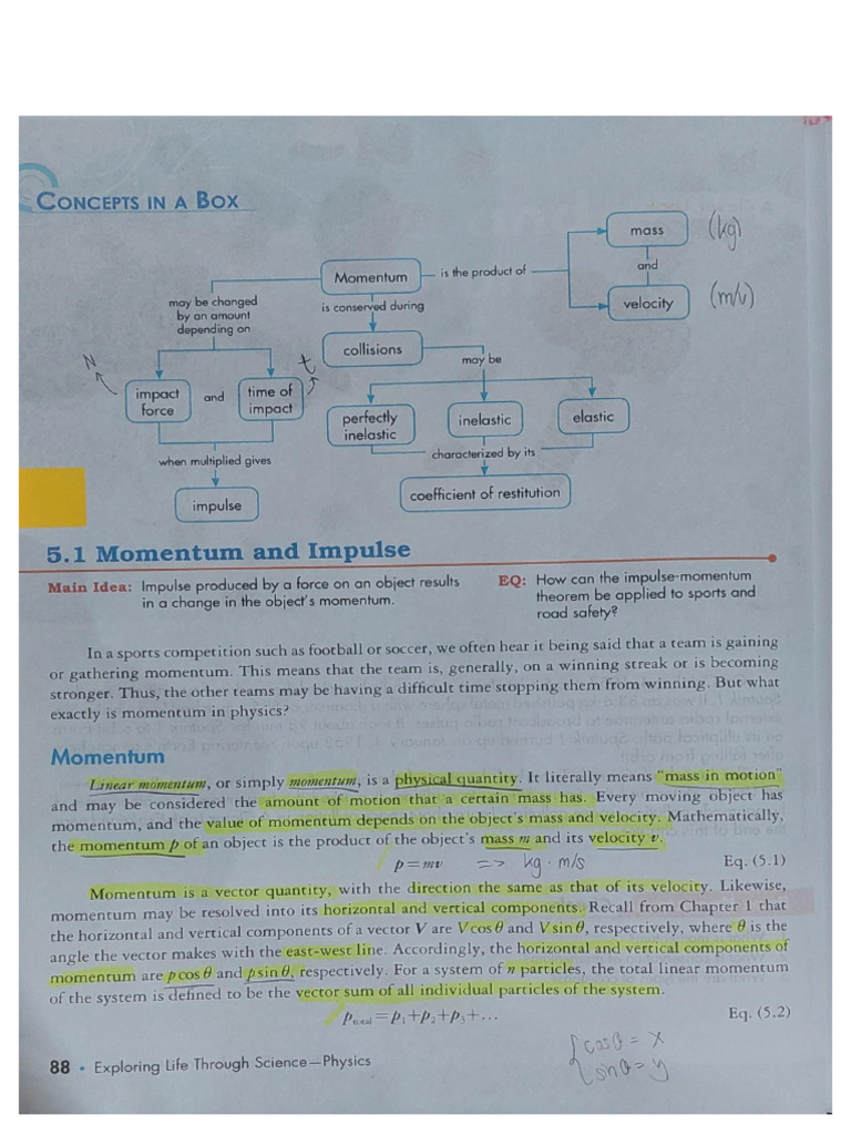 Momentum and Impulse | PDF