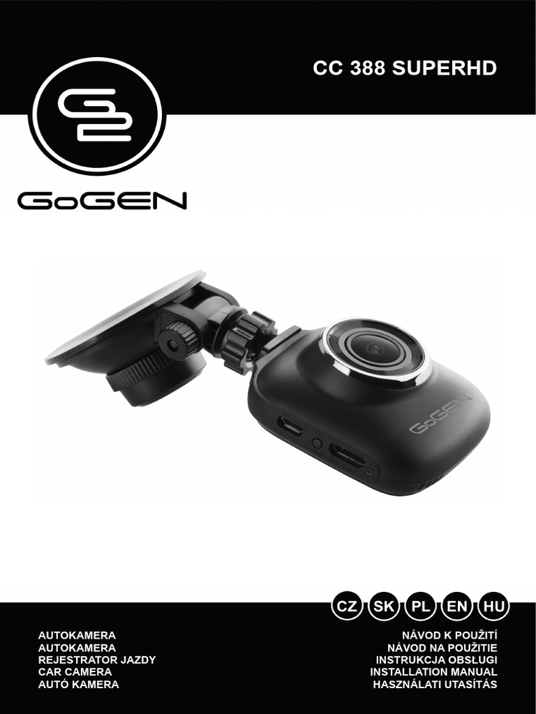 Gogen Cc 388 Superhd Action Camera | PDF