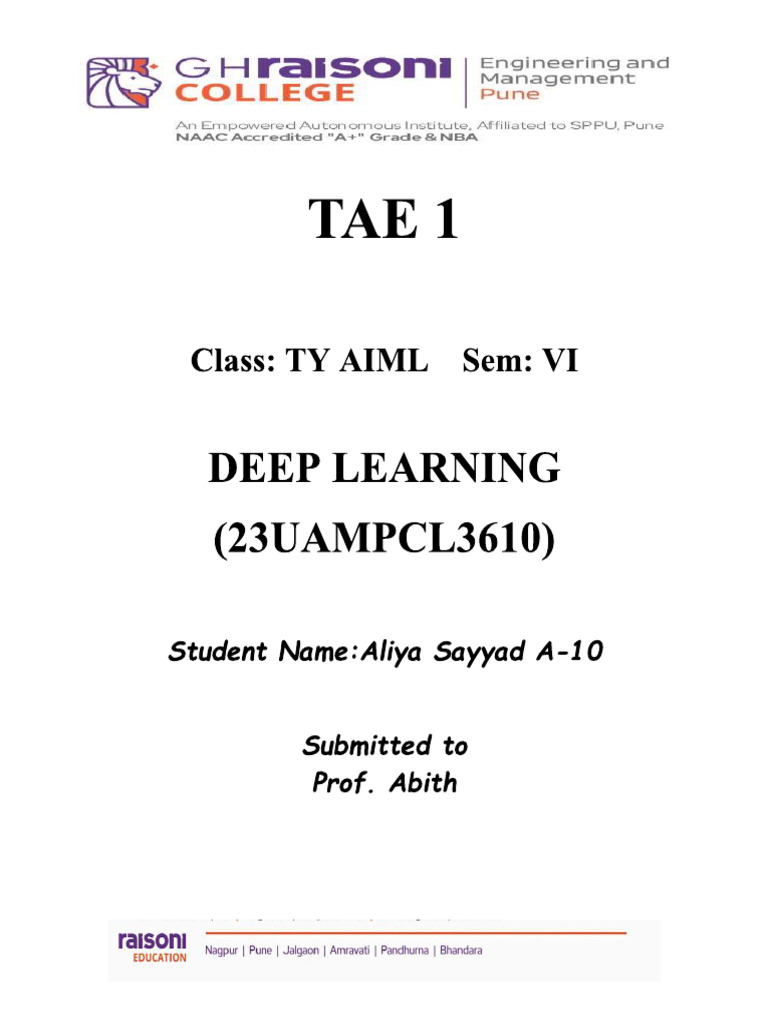 Tensor Flow | PDF