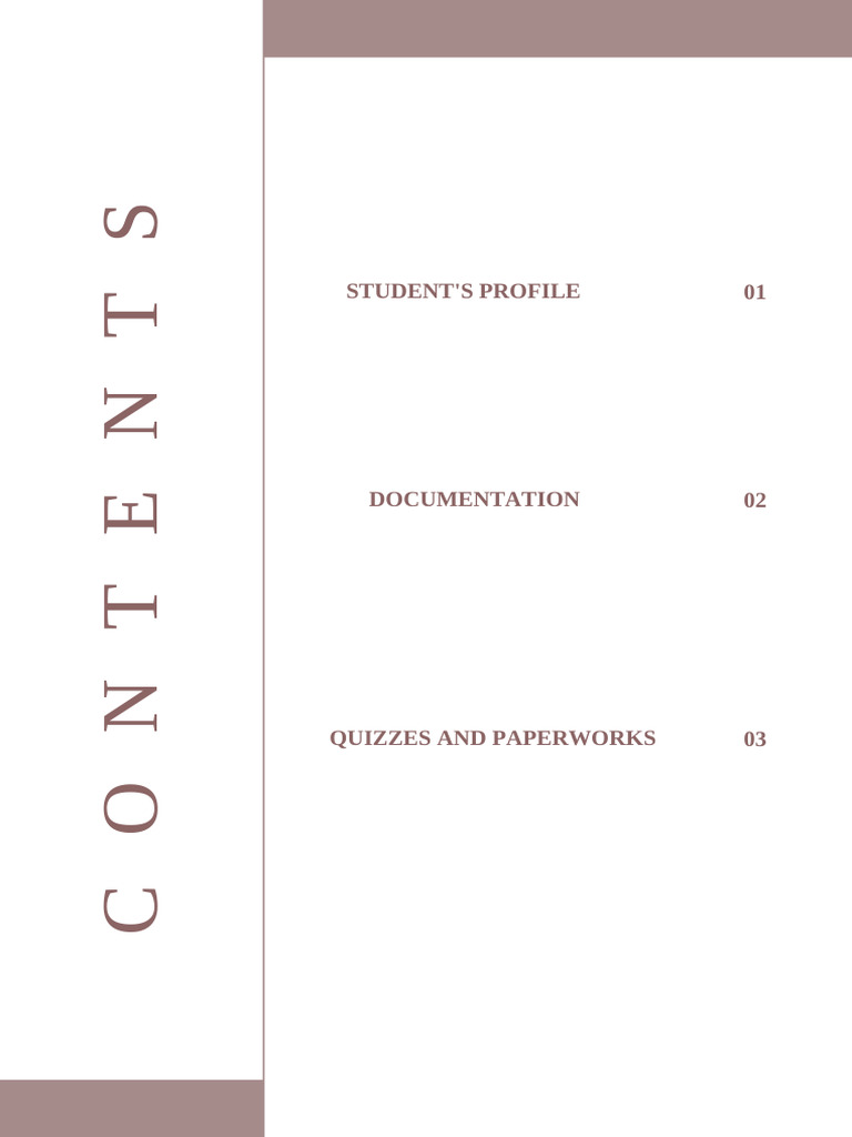 Brown Minimalist Table of Contents Document A4 20260126 081210 0000 | PDF