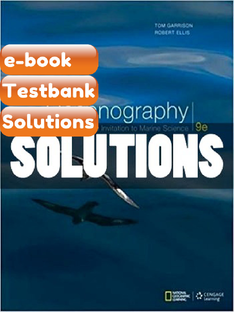 eBook & Testbank Oceanography an Invitation to Marine Science 9 Ed ...