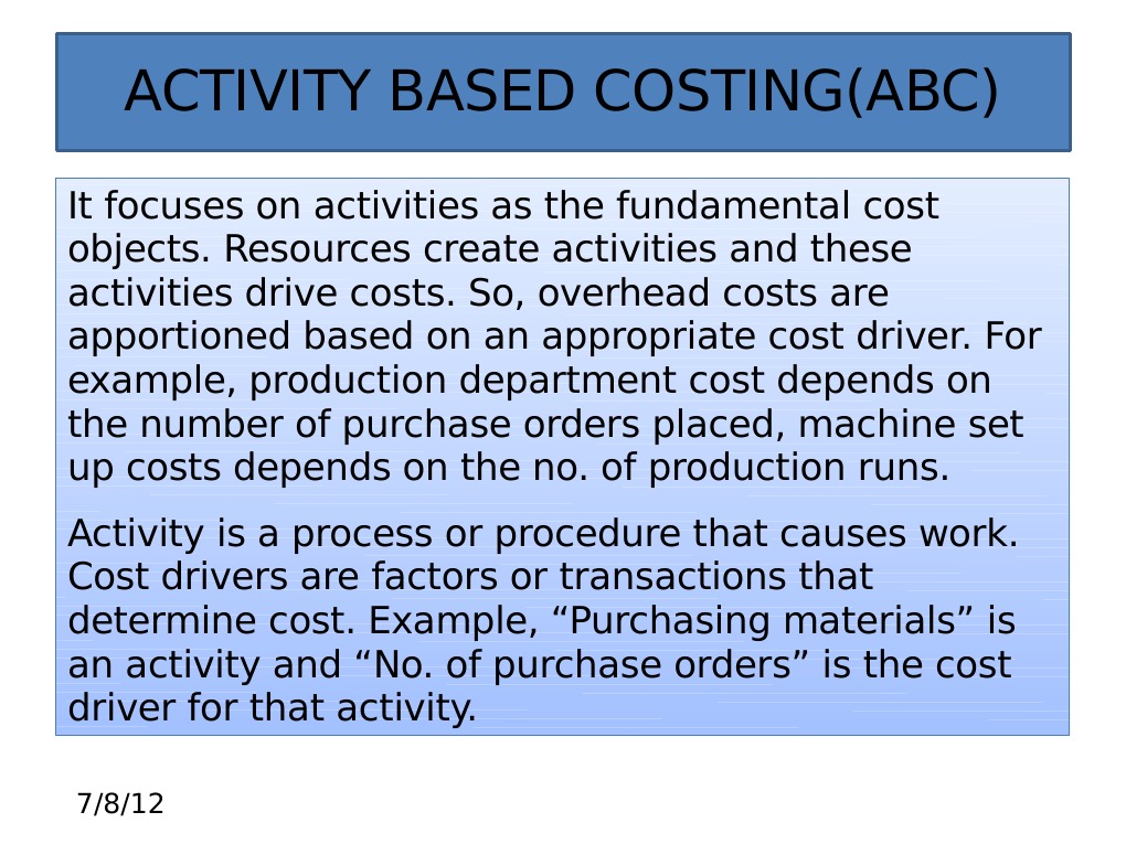 Understanding Activity Based Costing (ABC) | PDF | Business