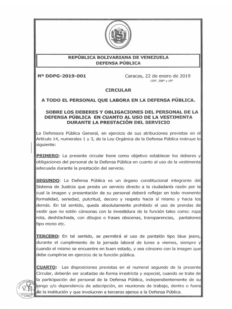 Circular Ddpg-2019-001 Deroga 027 Vestimenta Jeans-1-1 | PDF