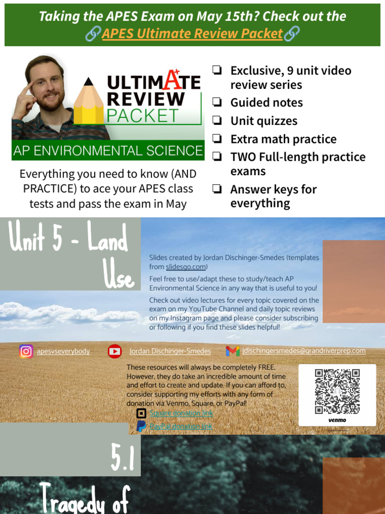 Unit 5 Smedes APES Notes Slides (22-23) | PDF | Soil | Groundwater