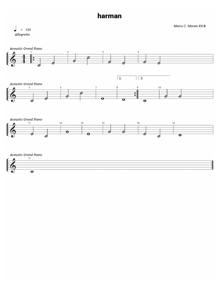 Harman Maria Xiib | PDF
