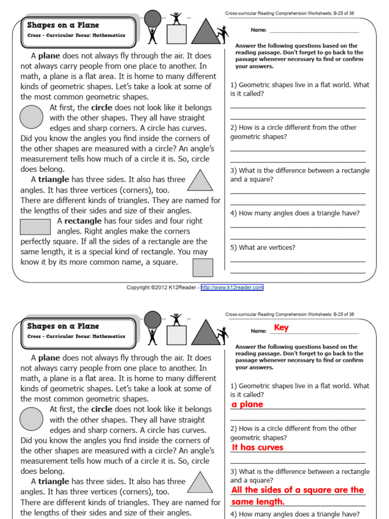 Gr2 Wk25 Shapes on a Plane | PDF | Shape | Triangle