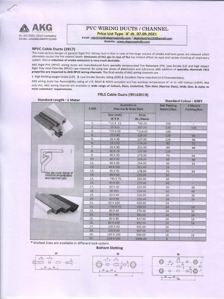 AKG PVC Trunking | PDF