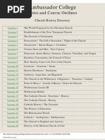 Church History Timeline Template | PDF | Christian Church | Eastern ...