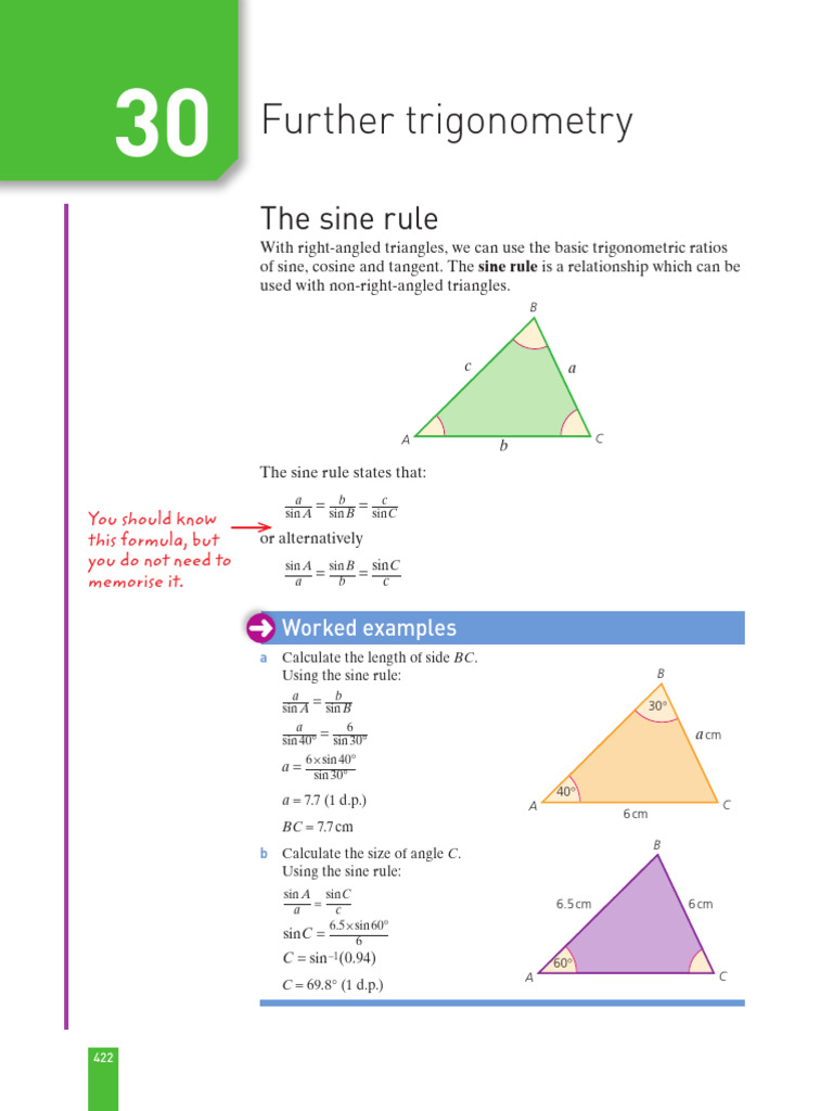 Further Trigonometry | PDF | Trigonometric Functions | Euclidean Geometry