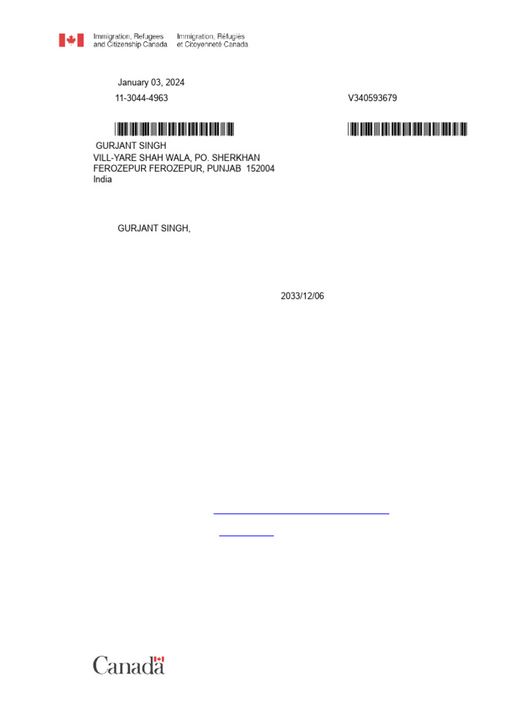 Biometric Validity Letter | PDF | Passport | Travel Visa