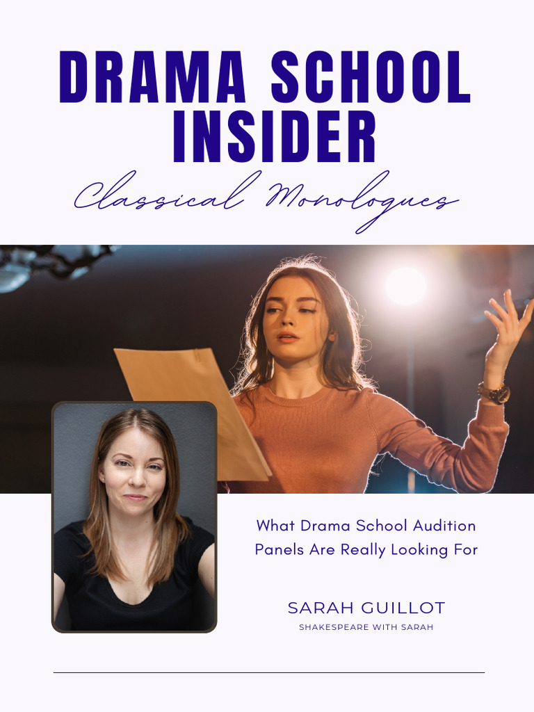 Drama School Insider Classical Monologues | PDF | Audition