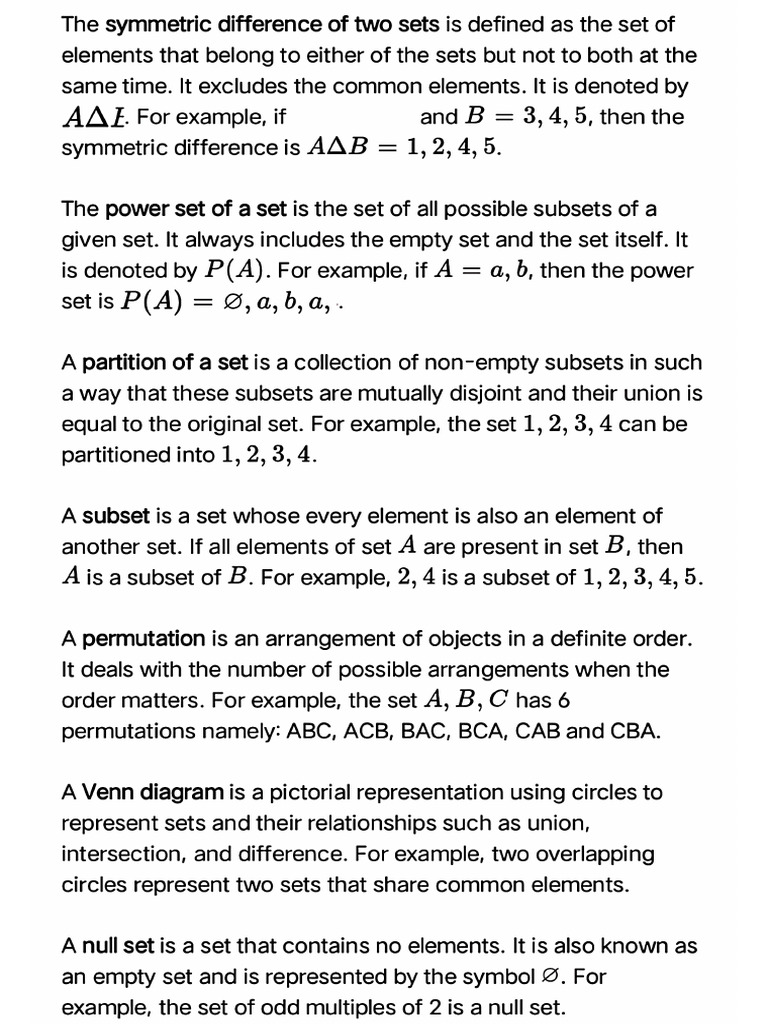 101 Math Theory | PDF