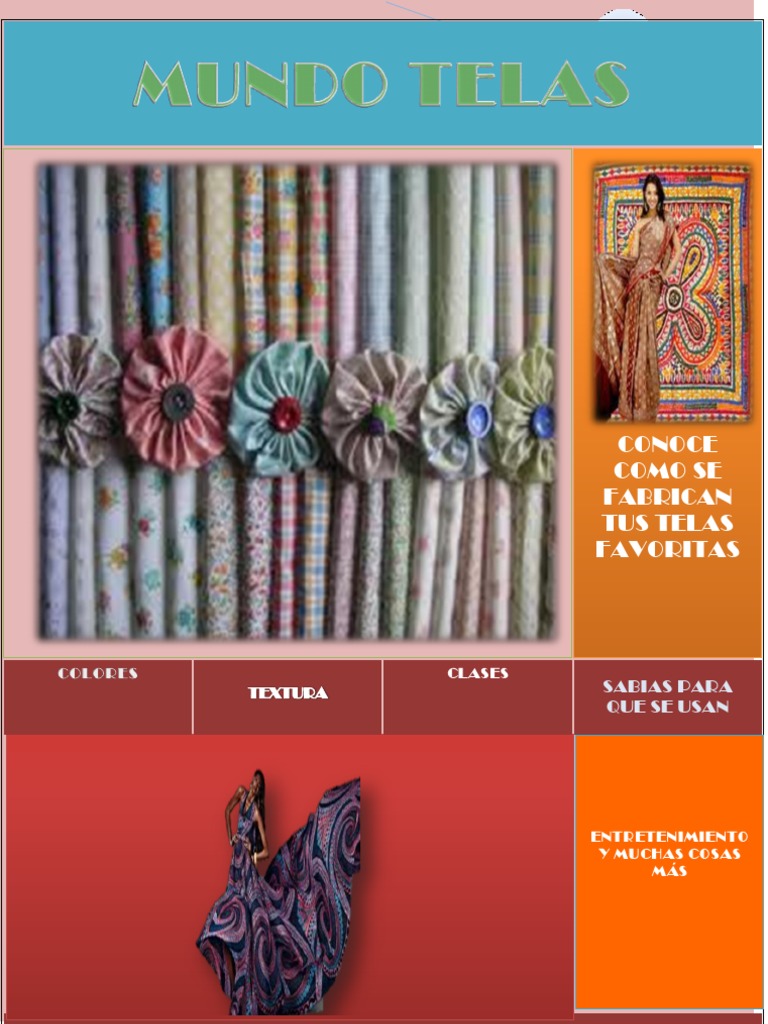 Tipos de Telas | PDF | Permeabilidad (Ciencias de la Tierra) | Textiles