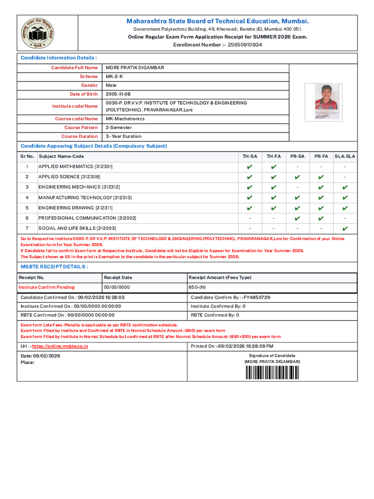 MSBTE | PDF | Educational Stages