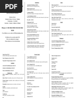 Nuri Sushi Menu and Prices Overview | PDF | Sushi | Japanese Cuisine
