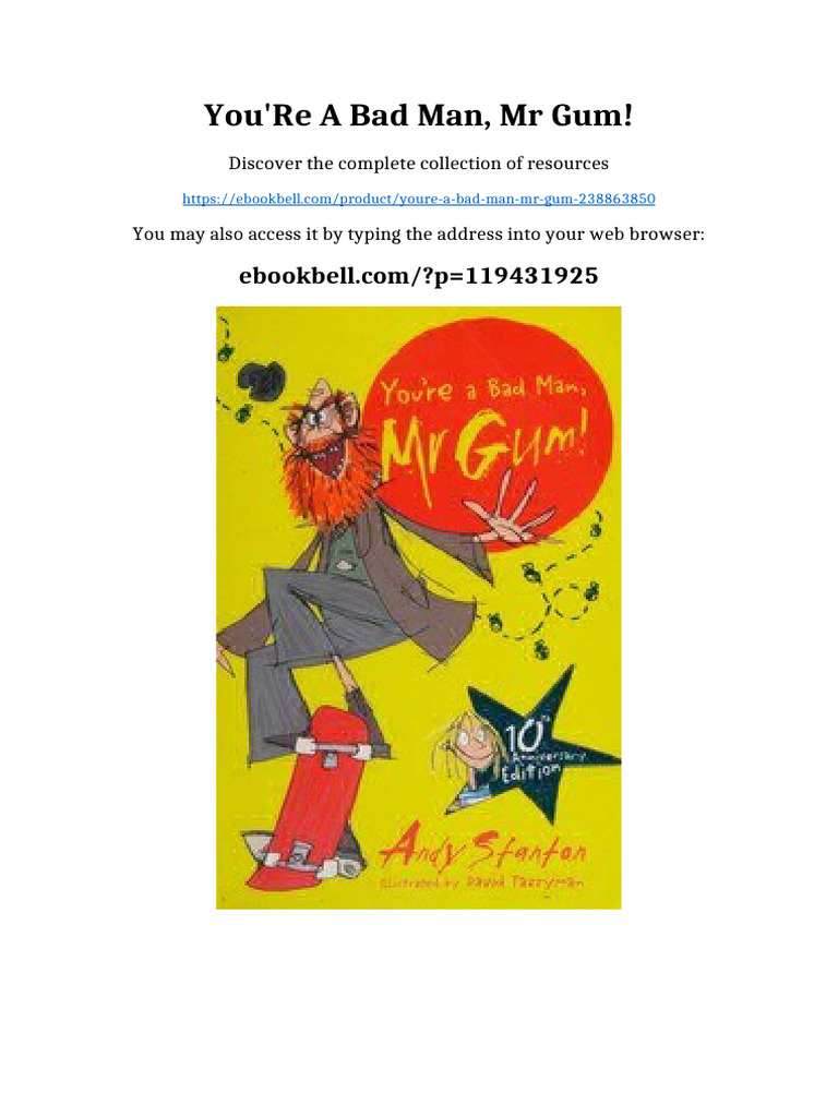 You're a bad man, Mr Gum! Full Chapters Included | PDF | Mongol Empire