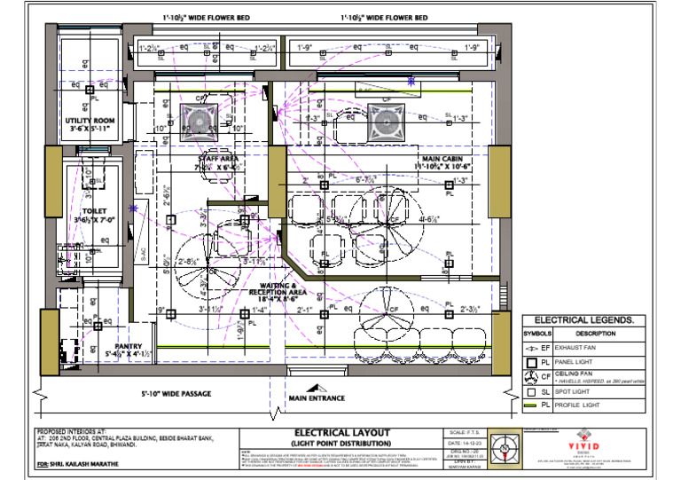 06-Electrical Layout (Light Point Distribution) | PDF