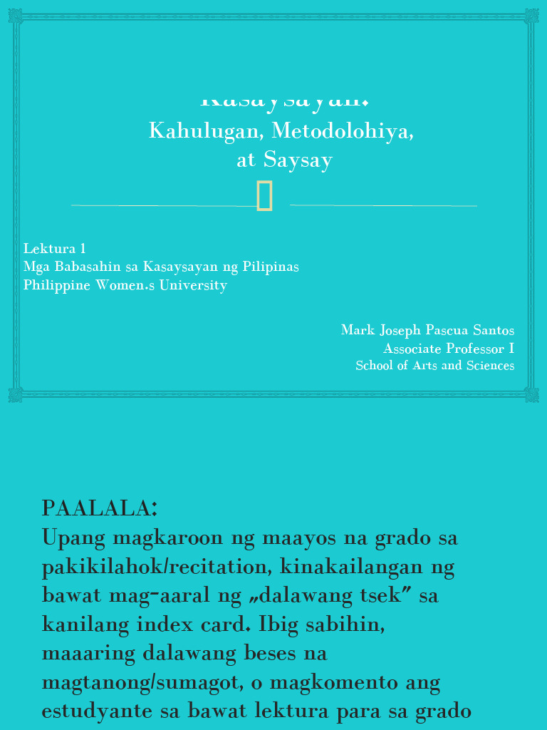 Introduksyon sa Kasaysayan.pptx_20250807_063109_0000 | PDF