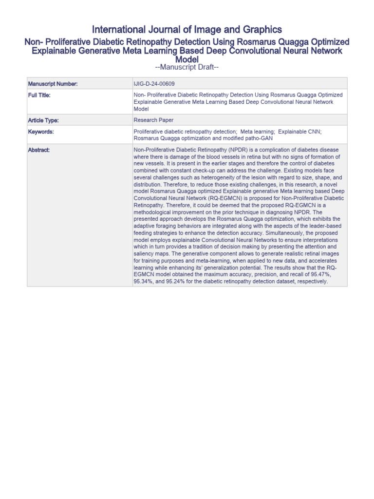 IJIG-D-24-00609 | PDF | Retina | Deep Learning