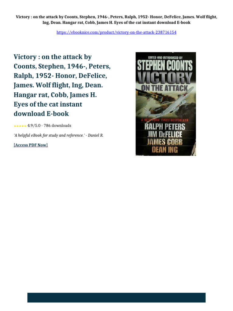 Victory : on the attack by Coonts, Stephen, 1946-, Peters, Ralph, 1952 ...
