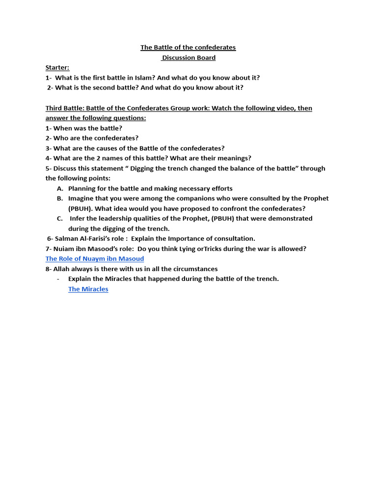Syed Jamilee - [Template] the Battle of the Confederates - Discussion ...