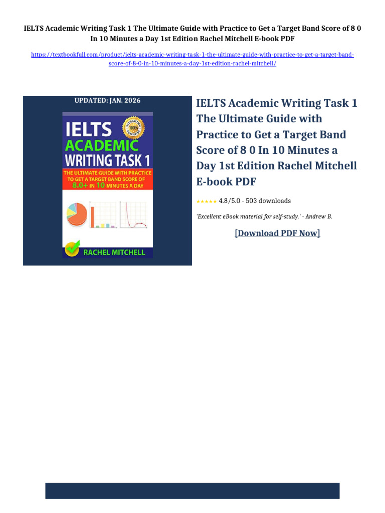 IELTS Academic Writing Task 1 The Ultimate Guide with Practice to Get a ...