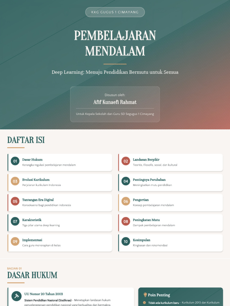 Pembelajaran Mendalam (Deep Learning) | PDF