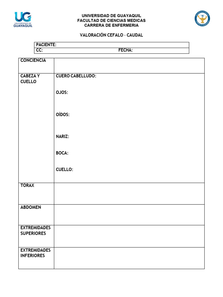 Valoracion Cefalo - Caudal | PDF