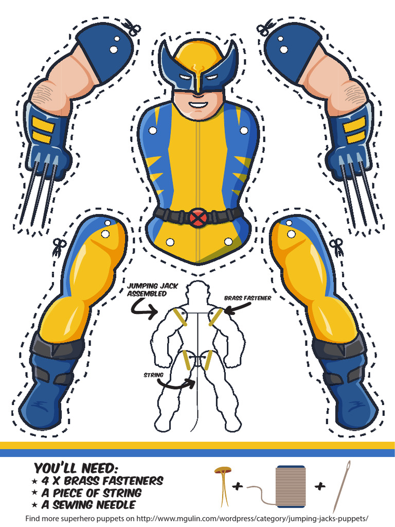 Wolverine Template | PDF