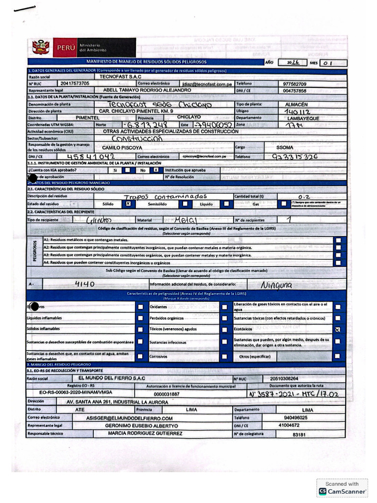 Trapos Contaminados | PDF