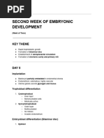 Bilaminar Germ Disc Development Overview | PDF | Embryo | Anatomy