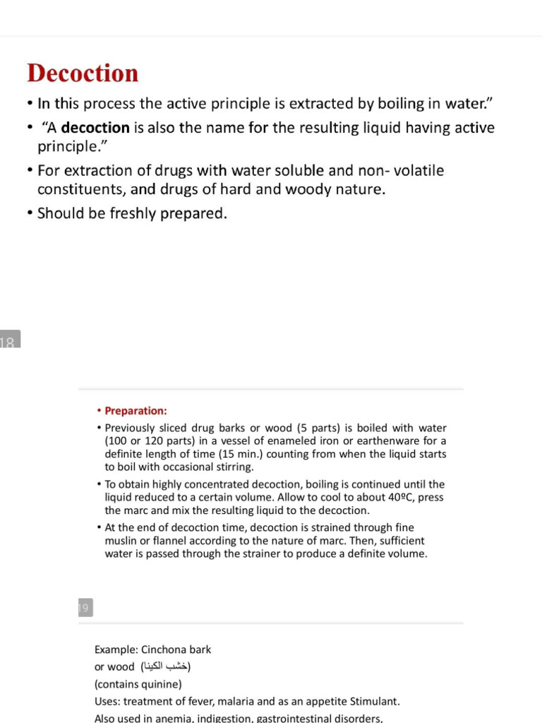 Decoction | PDF