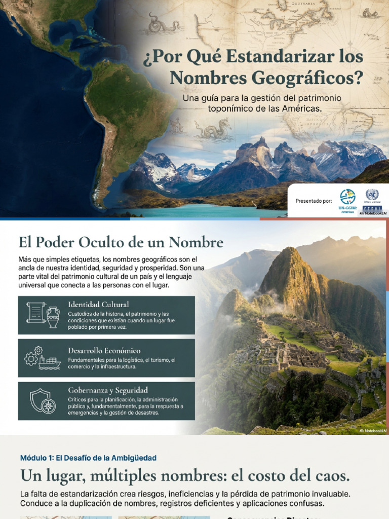 Nombres Geográficos Estandarización y Patrimonio | PDF