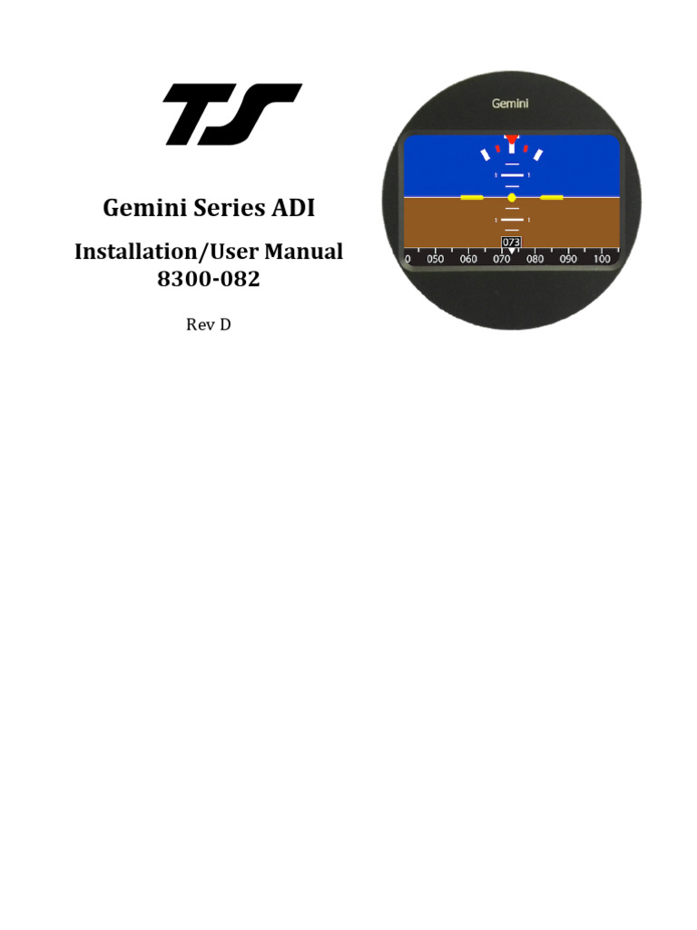 Gemini ADI Installation 11-05735install | PDF | Electromagnetic ...