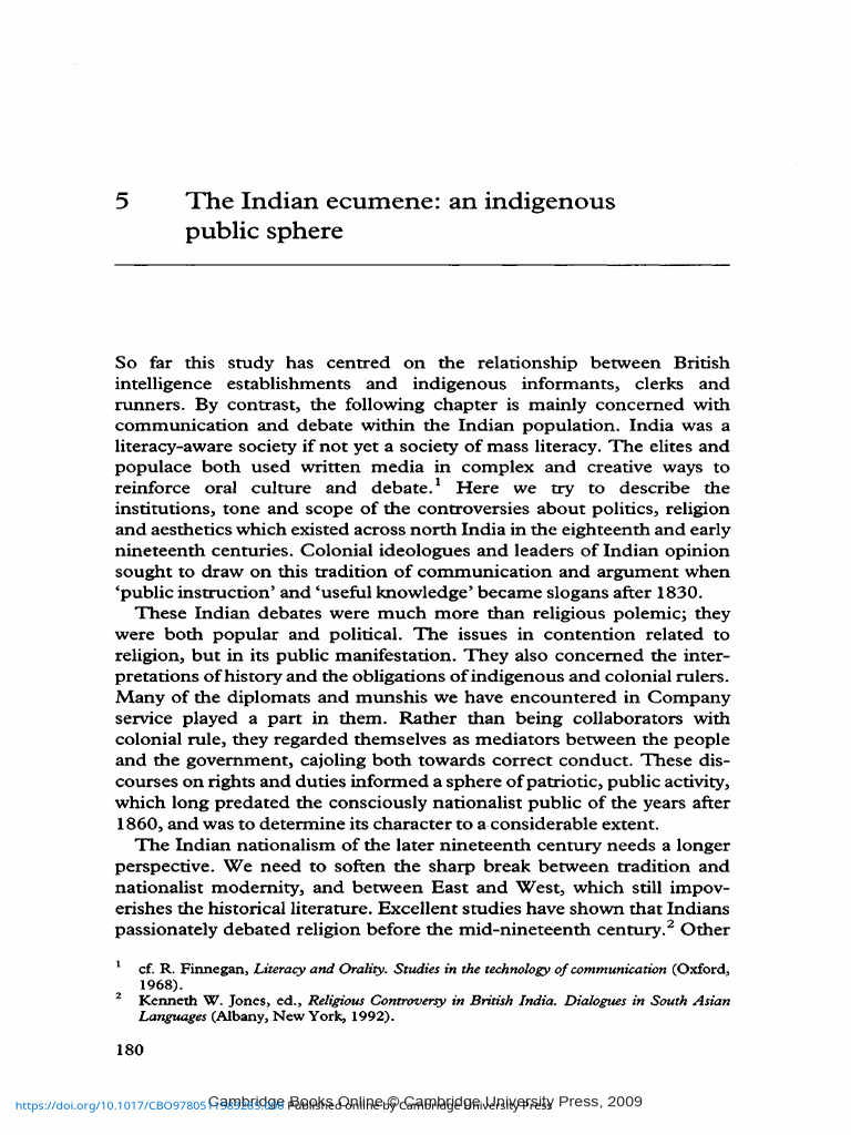 Indian Ecumene An Indigenous Public Sphere | PDF | Shia Islam | Sharia