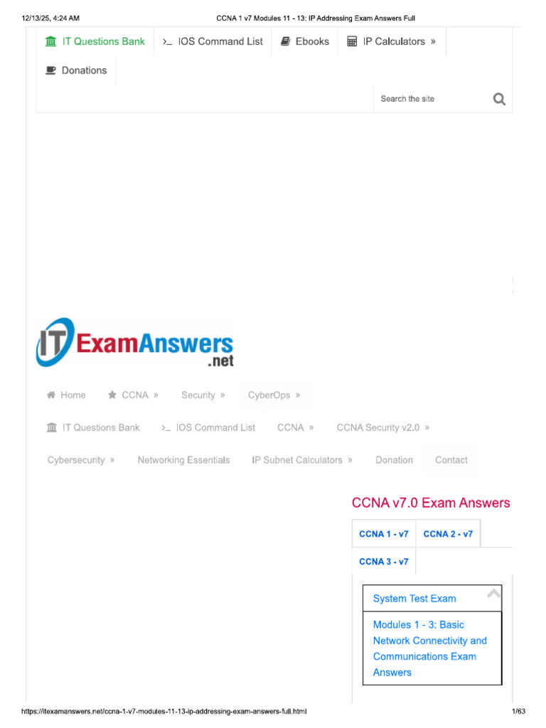 Ccna1 4 | PDF