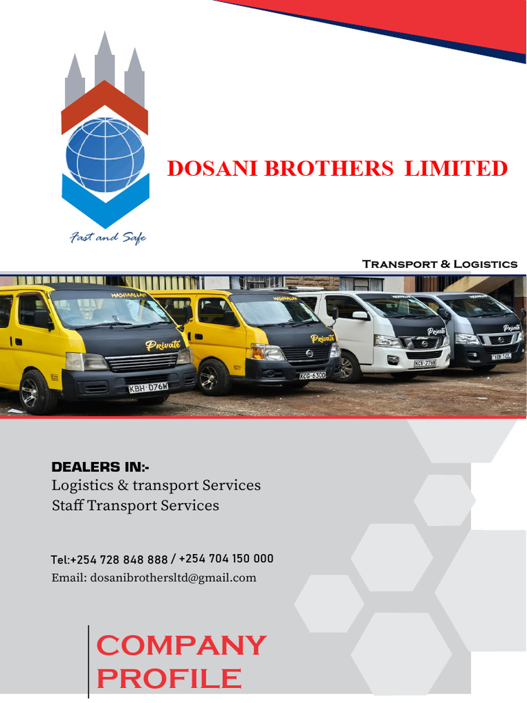 Dosani Brothers LTD Profile | PDF