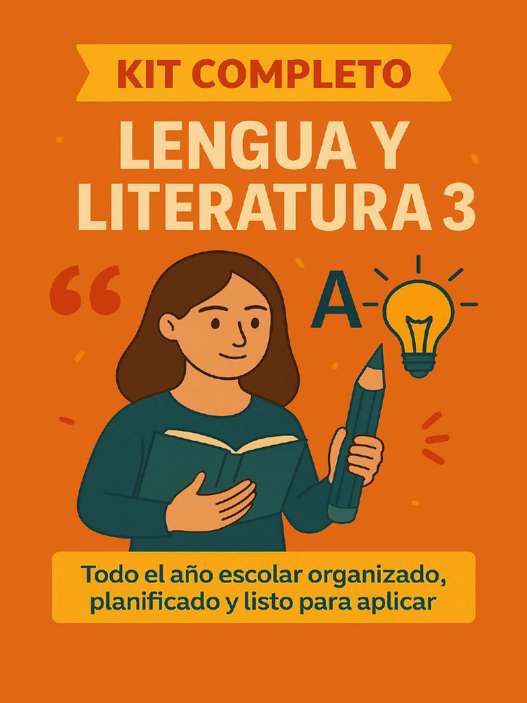 Kit Completo Lengua y Literatura 3 | PDF | Oración (Lingüística ...